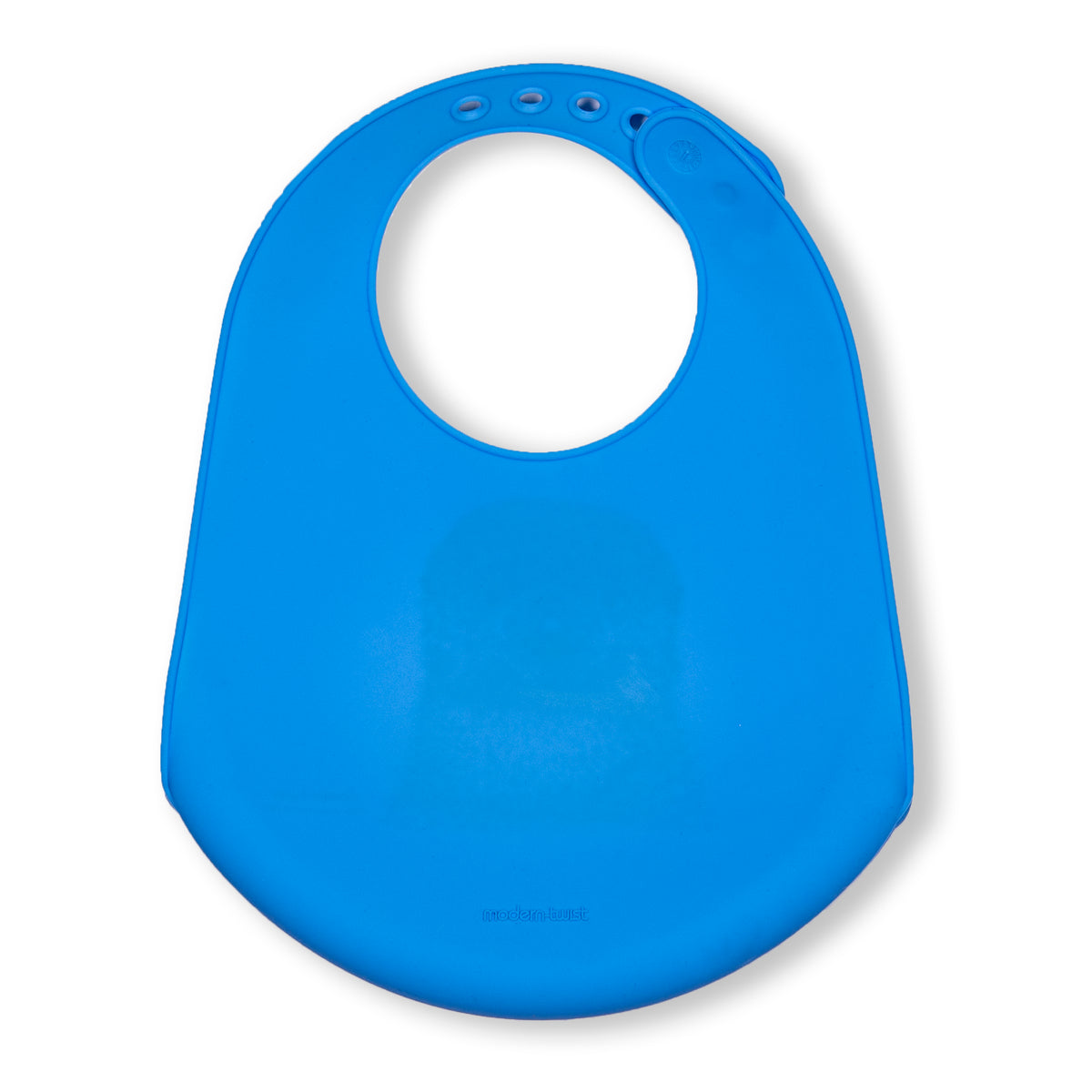 Modern Twist Silicone Catch Bib - Curious Otter / Sea Blue – Buttercup